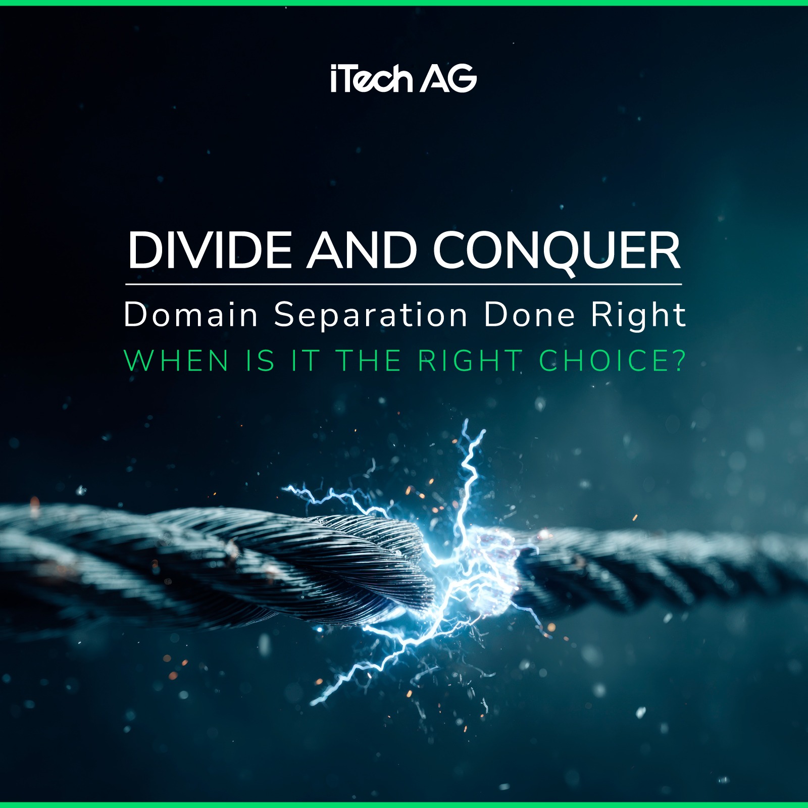 “Divide and Conquer”: Domain Separation Done Right. When is it the ...